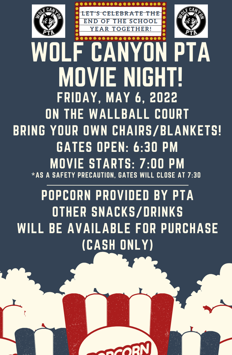 Wolf Canyon Movie Night!!! | Wolf Canyon – Home of the Timberwolves