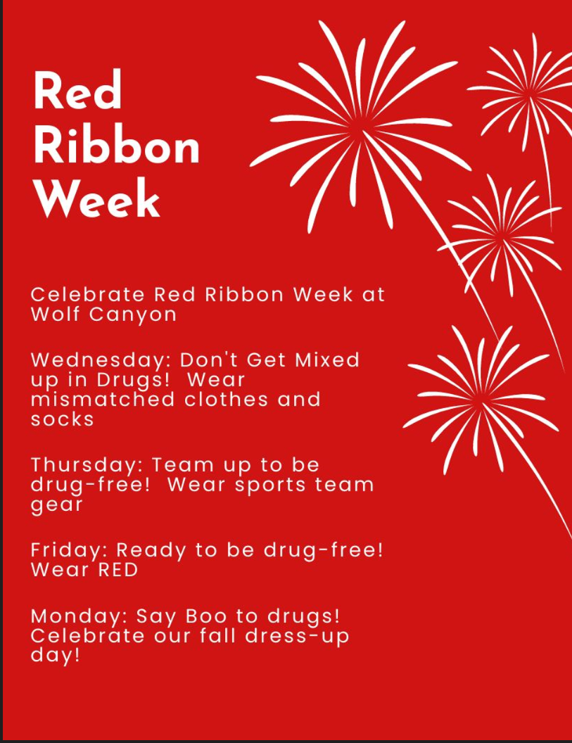 Red Ribbon Week | Wolf Canyon – Home of the Timberwolves