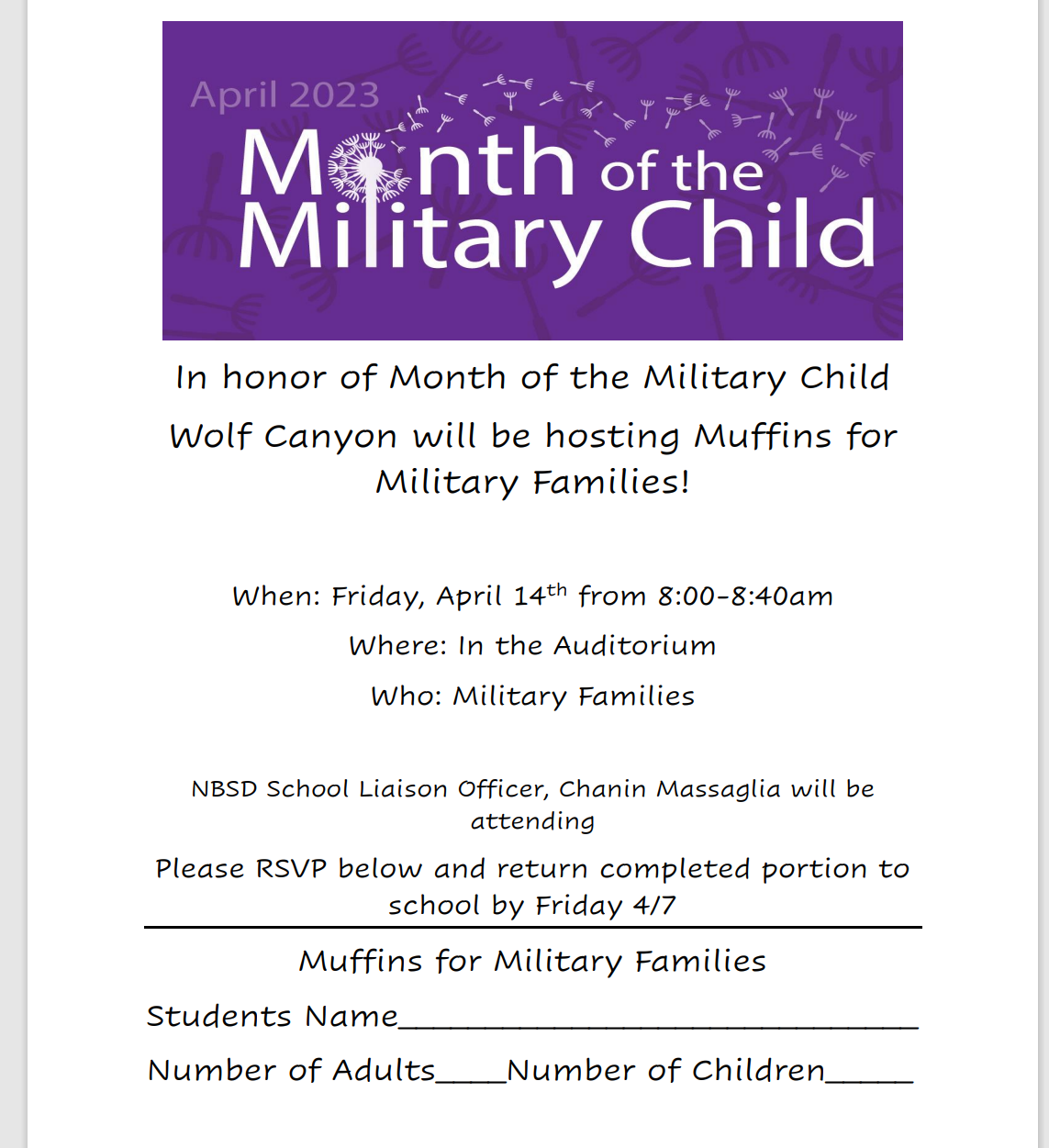 Attention Military Families! | Wolf Canyon – Home of the Timberwolves