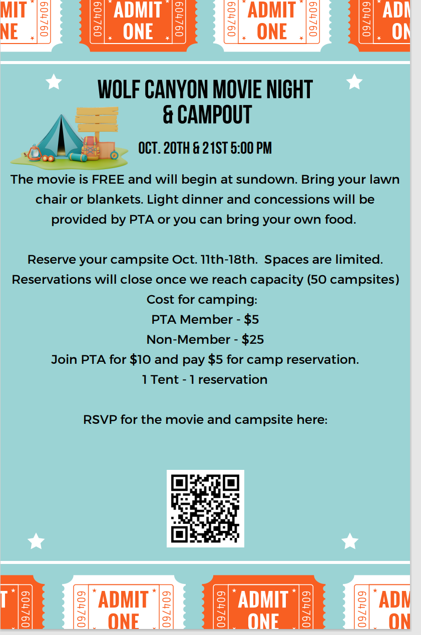 Wolf Canyon Camp Out… | Wolf Canyon – Home of the Timberwolves