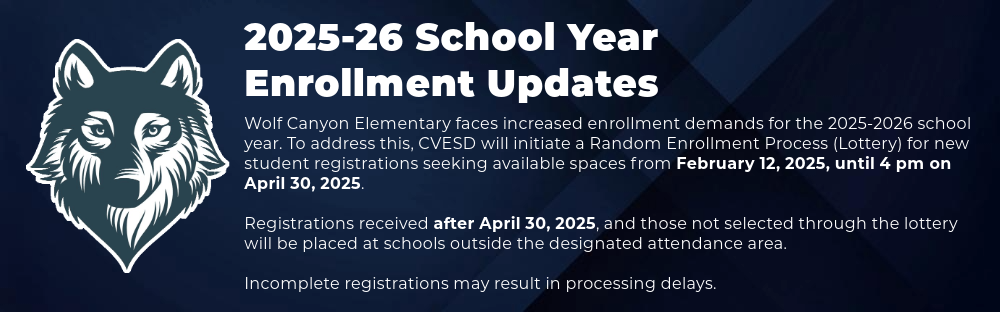 Wolf Canyon – Home of the Timberwolves | Chula Vista Elementary School ...