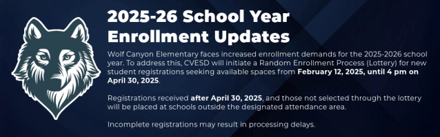 Wolf Canyon – Home of the Timberwolves | Chula Vista Elementary School ...