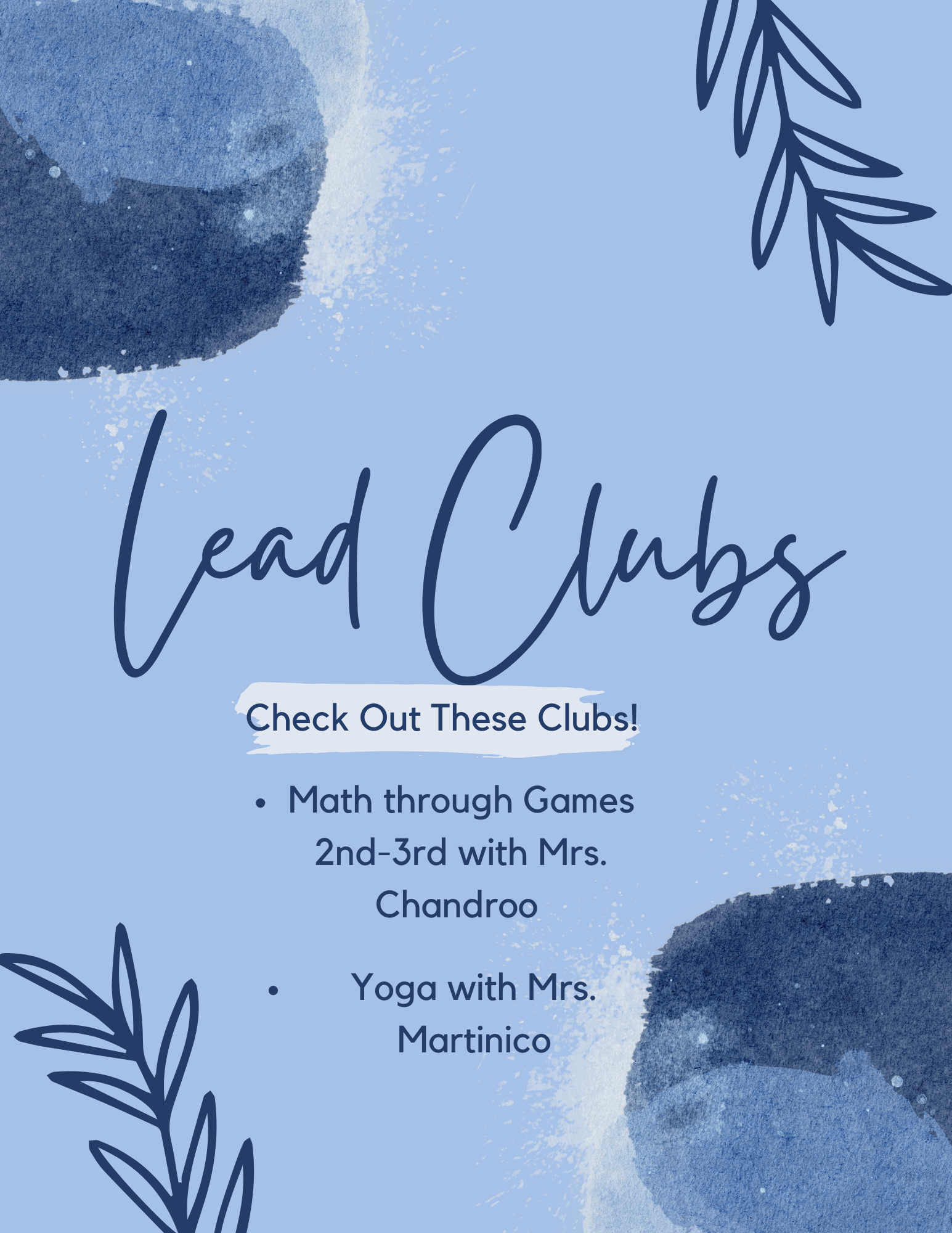 LEAD Clubs Space Available! | Wolf Canyon – Home of the Timberwolves