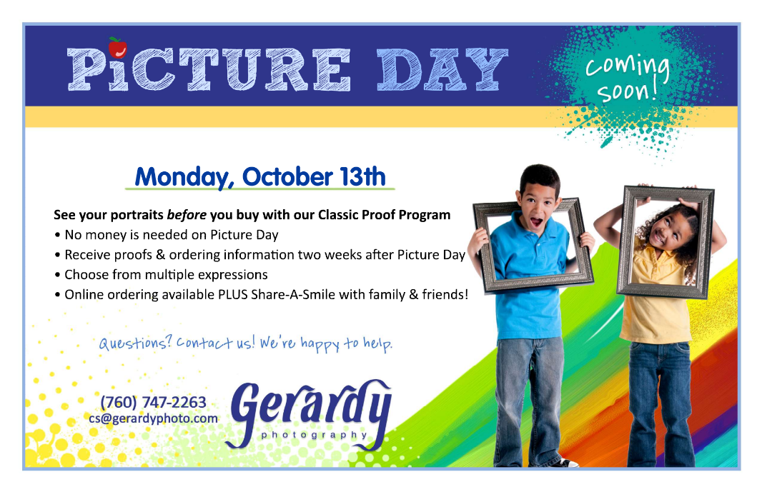 Fall Picture Day Tomorrow! Oct. 13th! | Wolf Canyon – Home of the ...