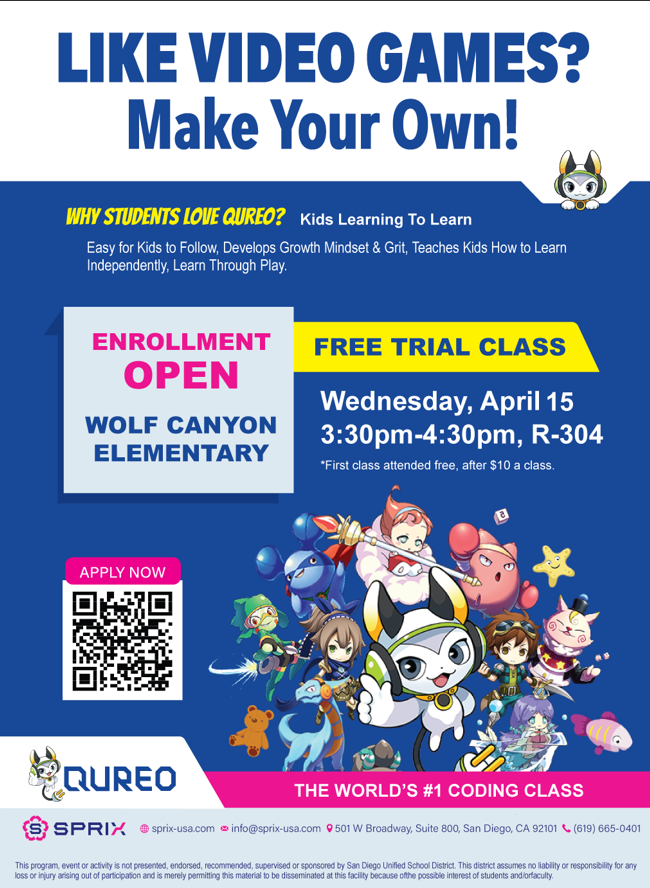 After School Coding Class! | Wolf Canyon – Home of the Timberwolves